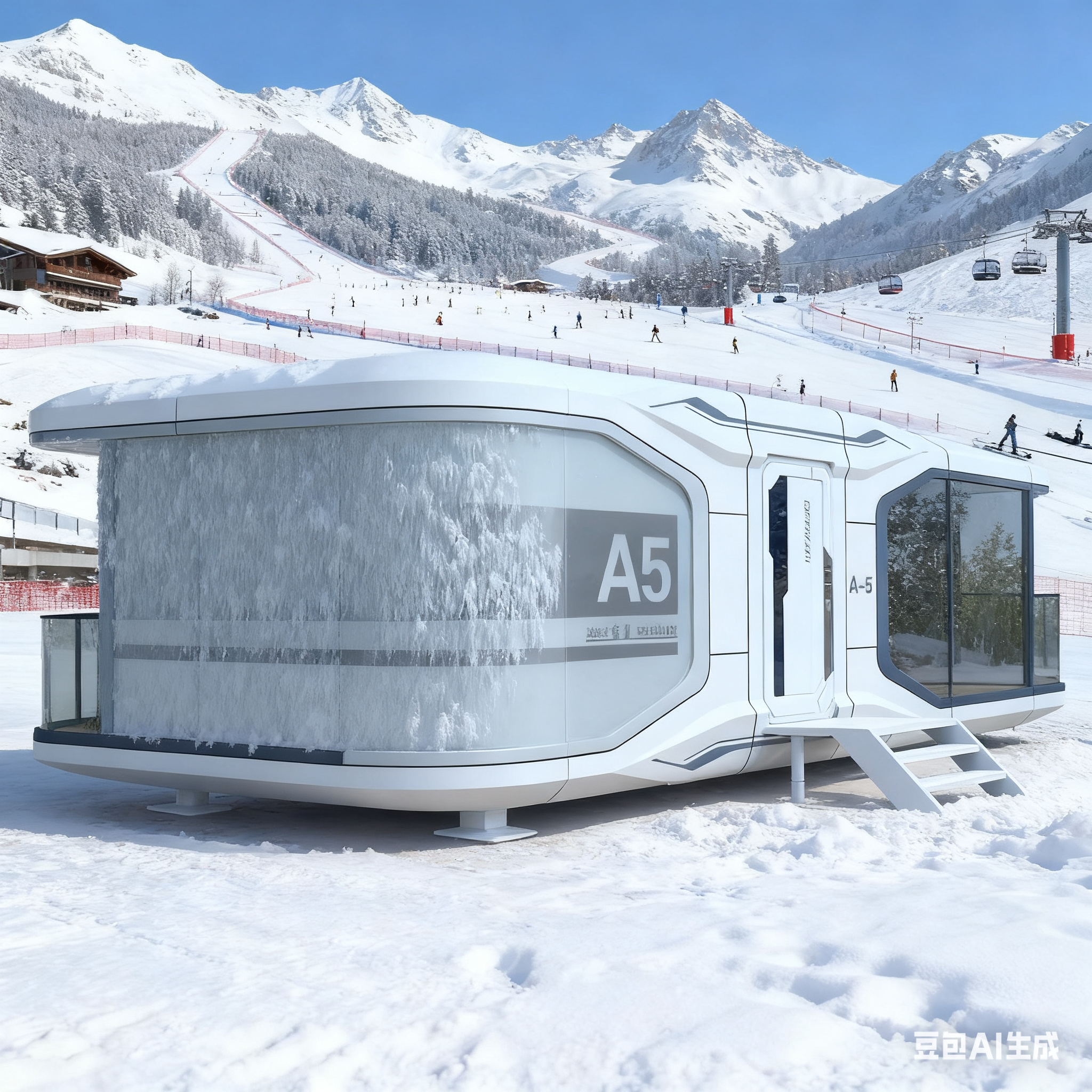 A Dreamy Winter Escape for Skiing & Snow Camping: Space Capsule A5 ...