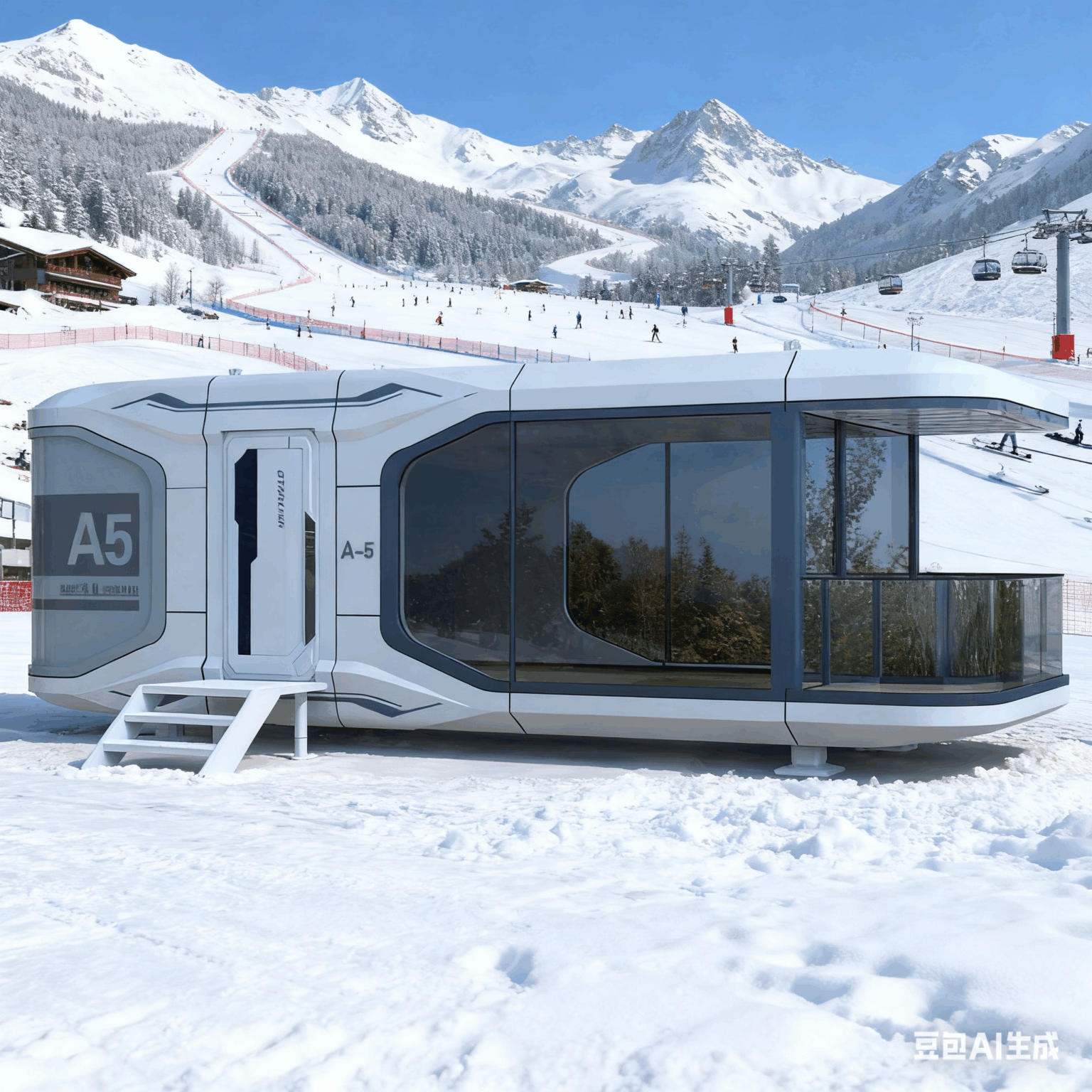 A Dreamy Winter Escape for Skiing & Snow Camping: Space Capsule A5 ...