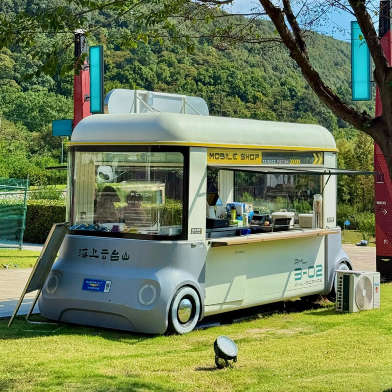 Food Truck — Multifunctional food mini food cart - Space Capsule House