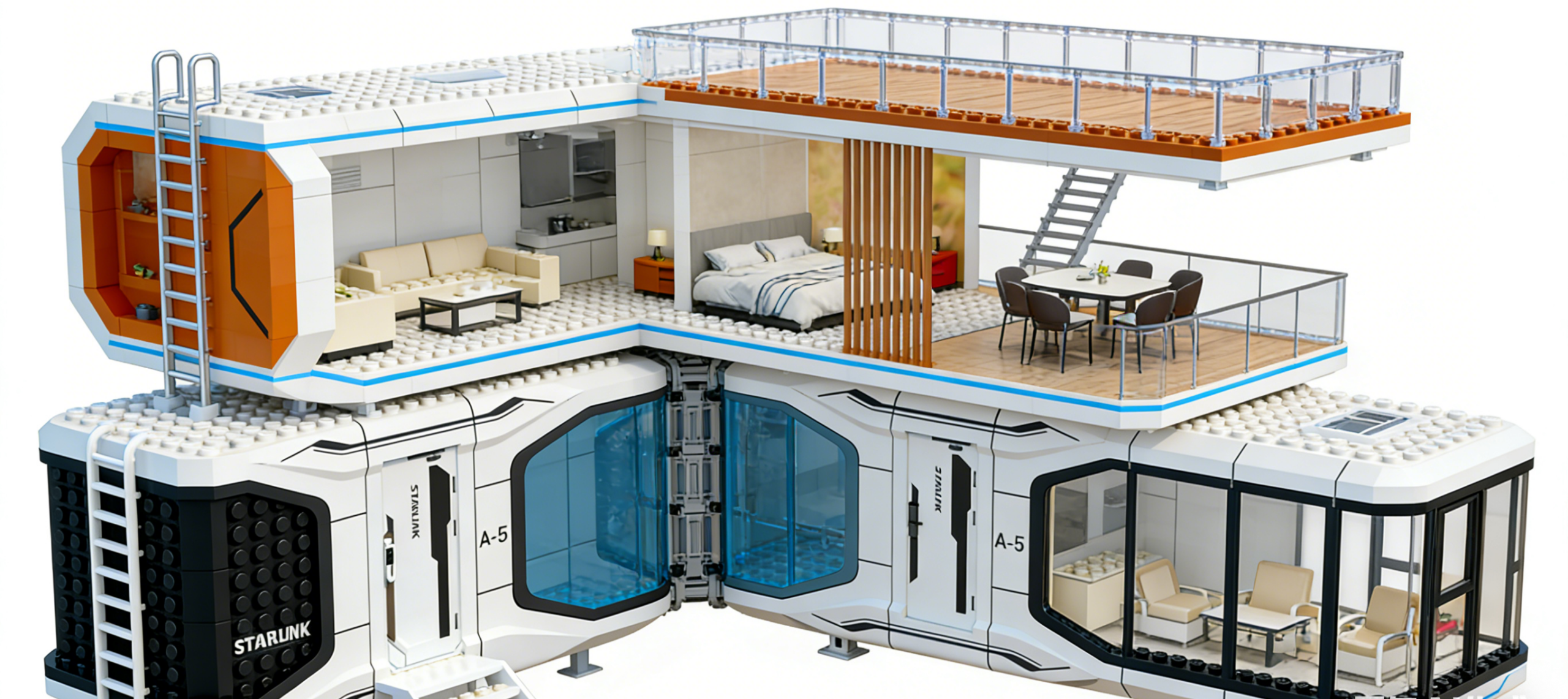 Space Capsule Houses: Build Your Modular Home Like LEGO Blocks - Space ...