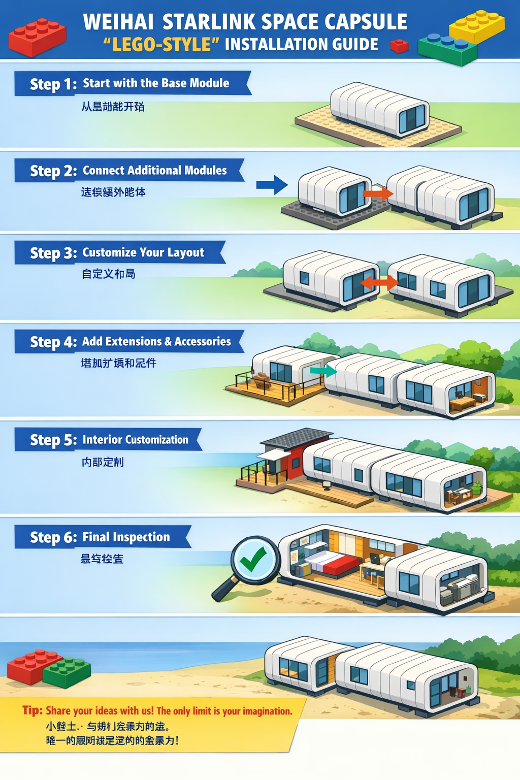 Space Capsule Houses: Build Your Modular Home Like LEGO Blocks - Space ...